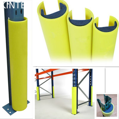 Bumper Column Guards Pallet Racking , Prefab Fabric Garage Lally Column ...