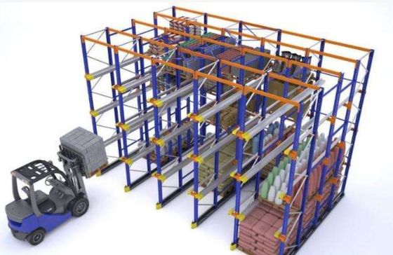 Double Deep Pallet ASRS Racking System MHS Two Or Four Pallets