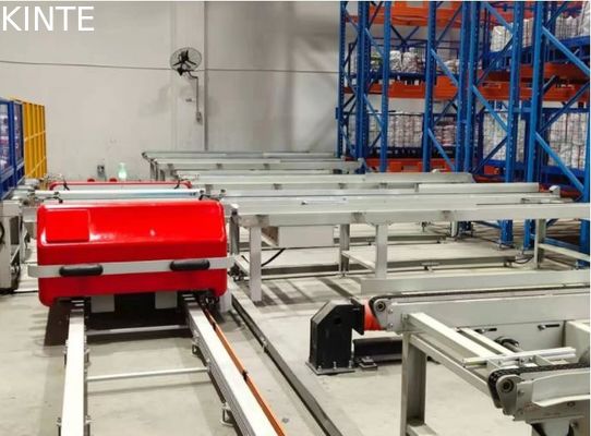 1000kg Fork Type RGV Rail Guided Vehicle ASRS MHS Custom Shuttle