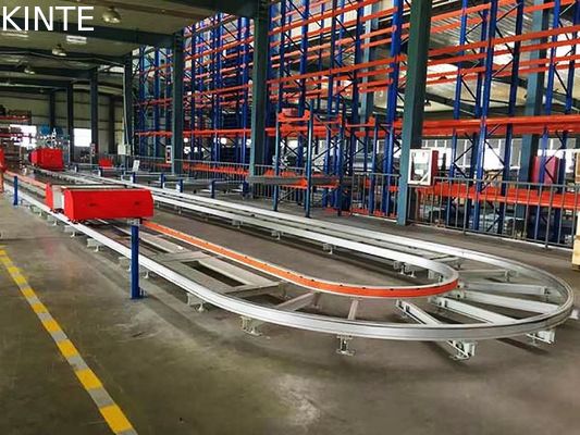 1000kg Fork Type RGV Rail Guided Vehicle ASRS MHS Custom Shuttle