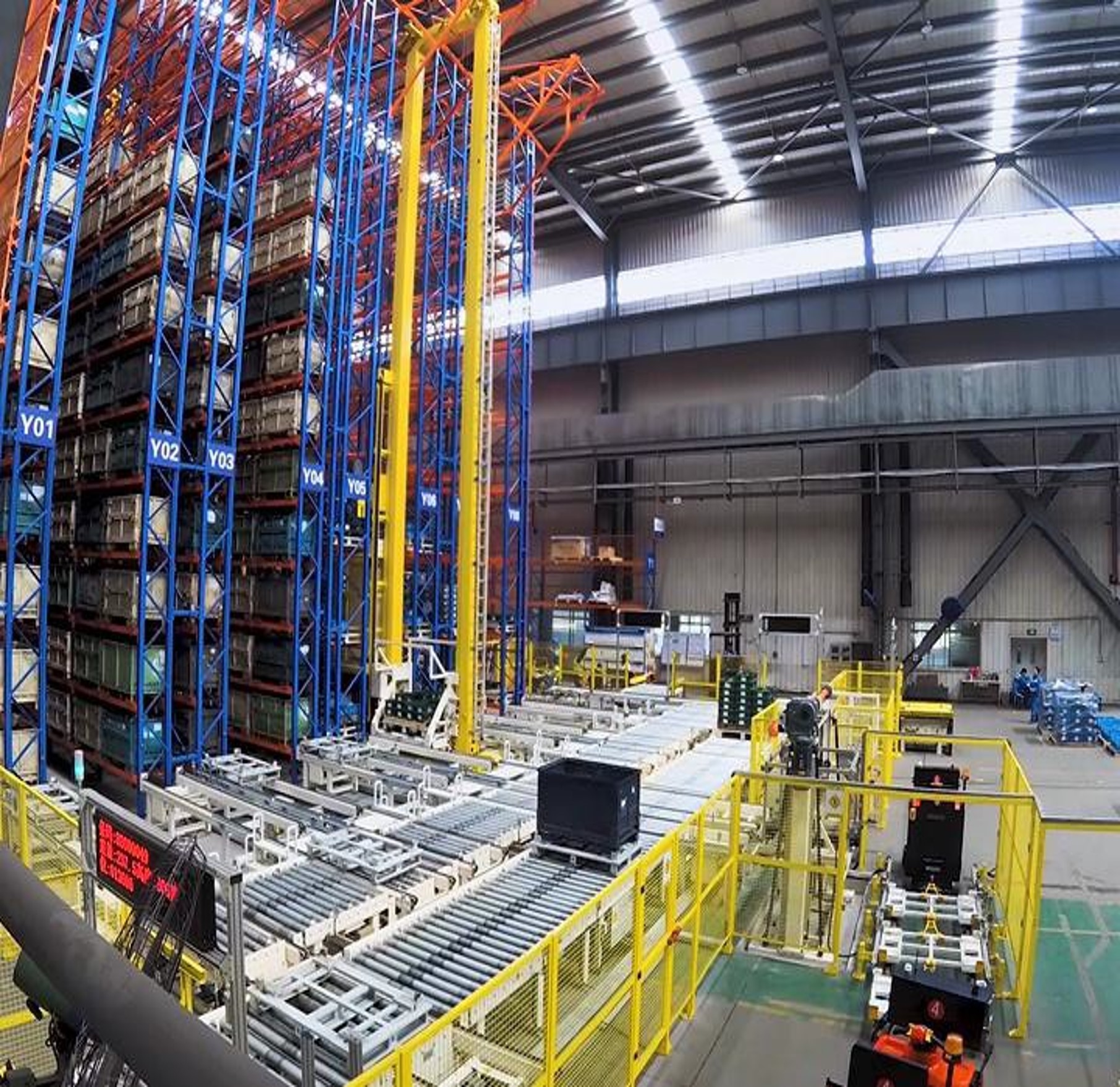 Customized Height Heavy Stacker Crane Warehouse Dual Single Mast