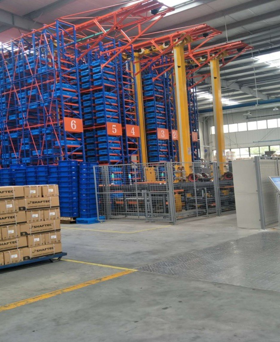 Machined Parts Material Handling Automation Equipment 3 Double Station