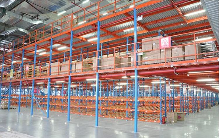 Manual Picking Mezzanine ASRS Racking System MHS Two Or Three Layers