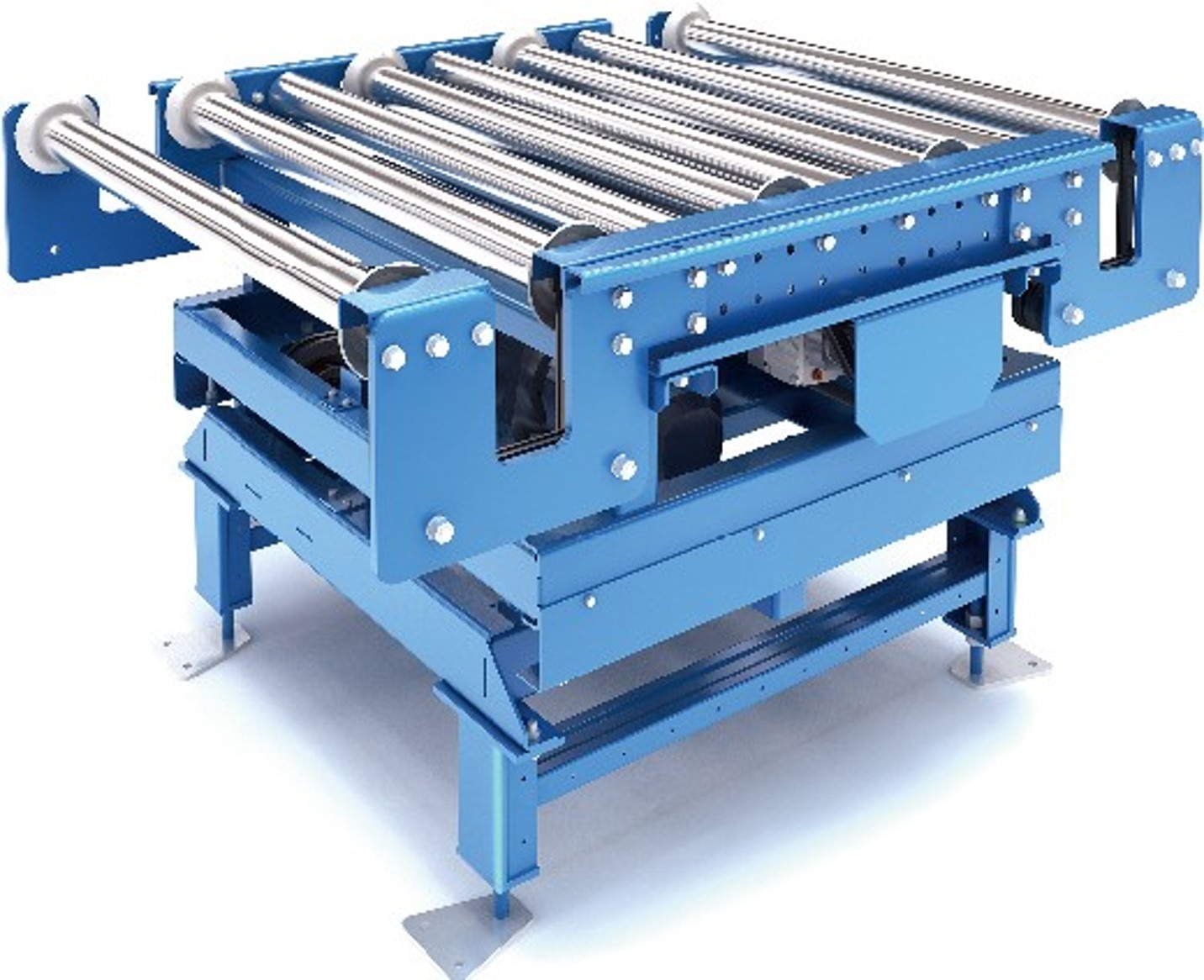 Roller Type Pallet Conveyor System ASRS MHS Lift Transfer Unit